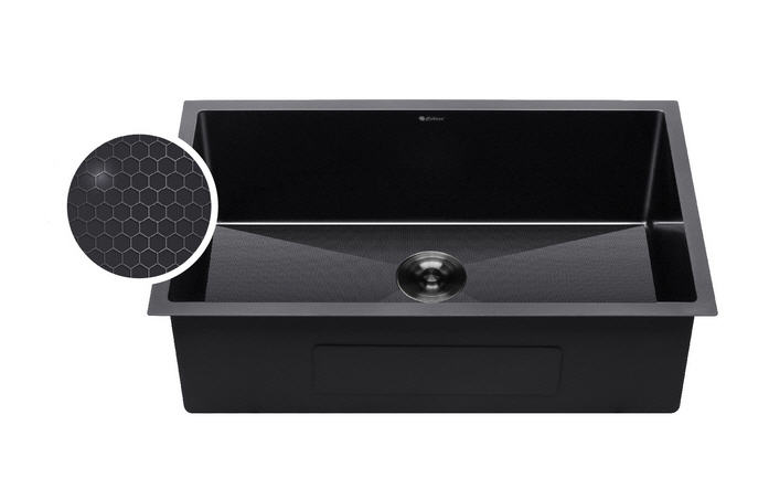28" Honeycomb style Stainless steel Kitchen Sink Single bowl. in Vancouver
